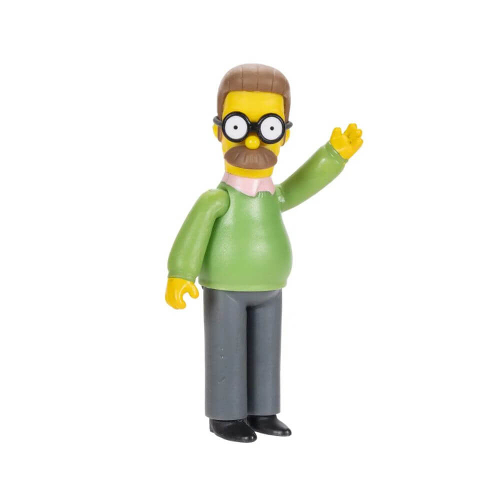 Os Simpsons - Figura Ned Flanders Articulado 7cm - Sunny - Ri Happy