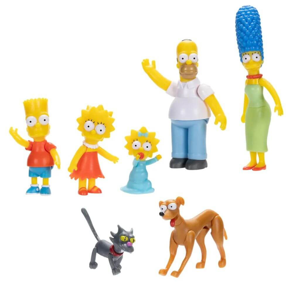 Os Simpsons - Conjunto Figuras Articuladas Familia Simpsons - Sunny ...