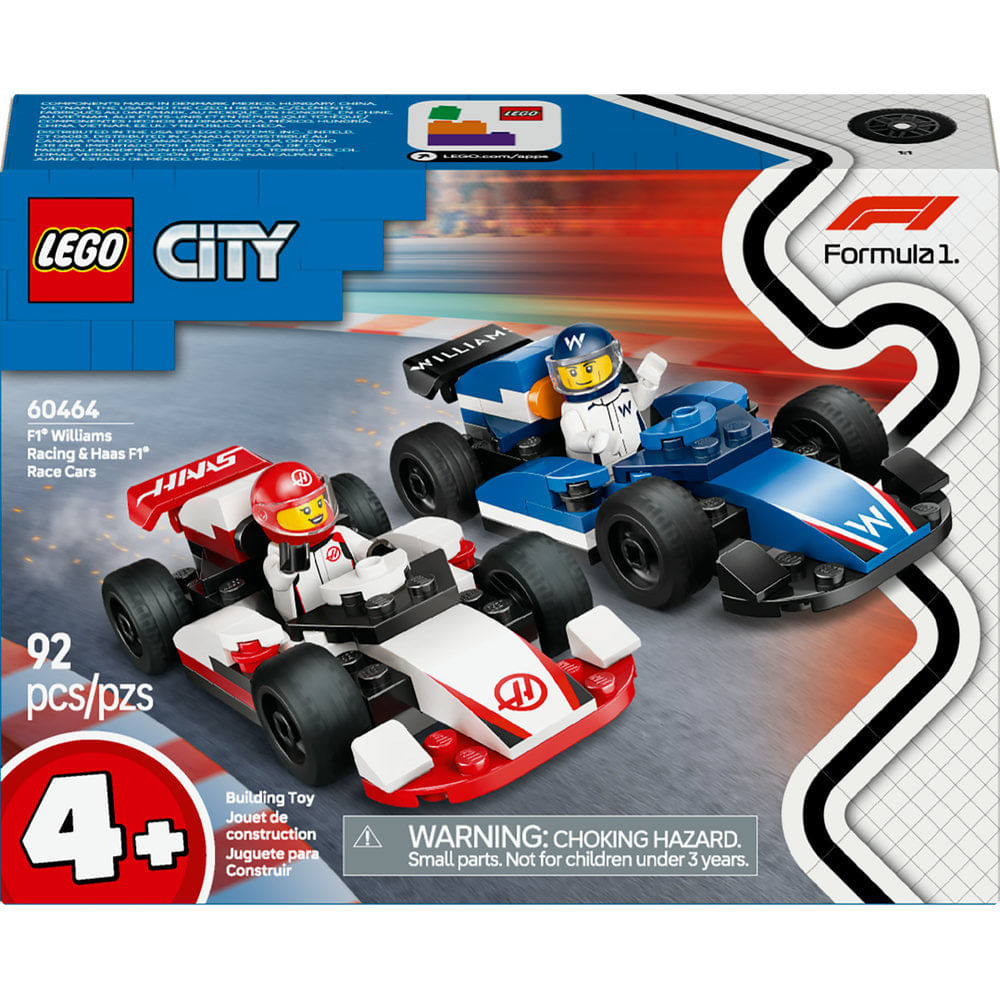 Confira LEGO - City Formula 1 - Carros de Corrida de F1 da Williams ...