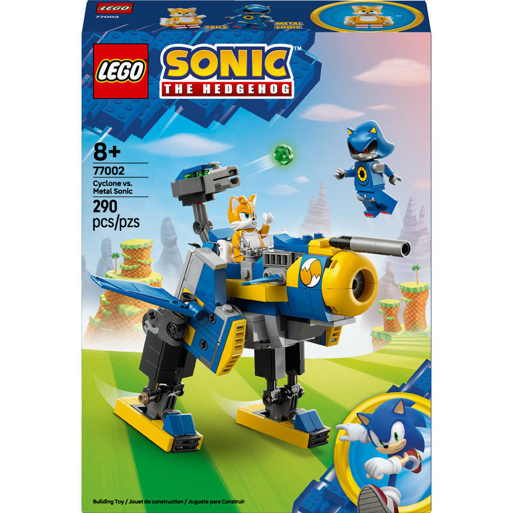 Confira LEGO - Sonic - Cyclone vs. Metal Sonic - 77002 - Rihappy - Ri Happy