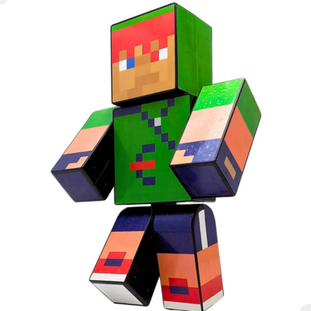 Boneco Robin Hood Gamer 25cm Minecraft Familia Guerreira Algazarra - Ri ...