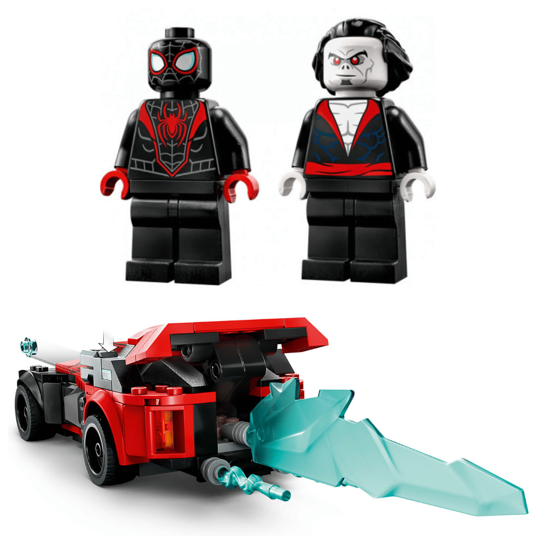 LEGO Miles Morales Vs Morbius Marvel 220 Peças 7+ 76244