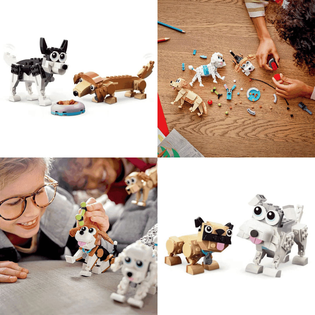 LEGO Creator Cachorros Adoráveis 475 Peças 7+ 31137 - Ri Happy