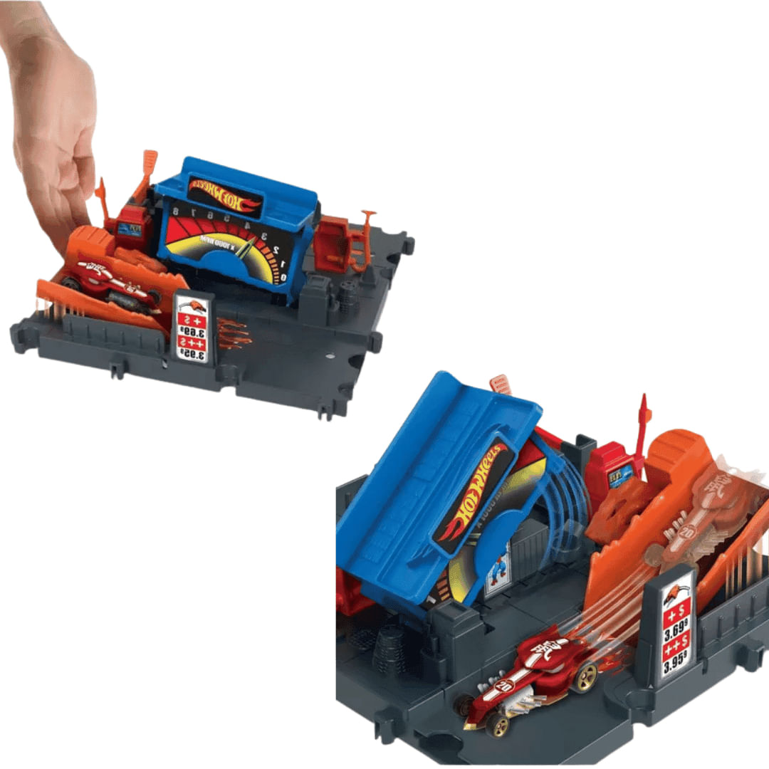 Hot Wheels Pista Posto de Gasolina C/Carrinho 4+ HMD53Mattel - Ri Happy