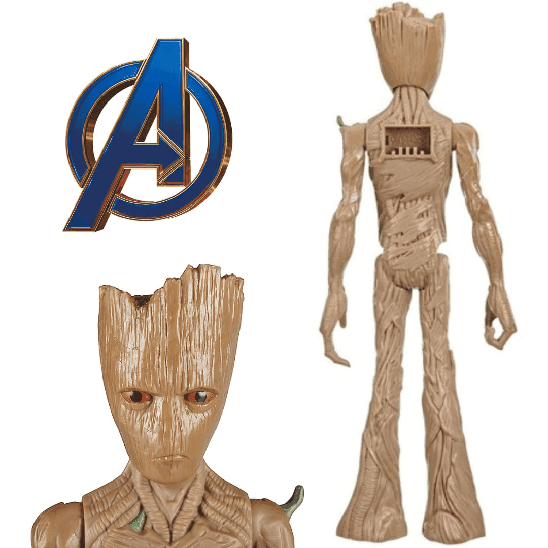 Boneco Avengers Endgame Hero Groot 4+ F6012 Hasbro