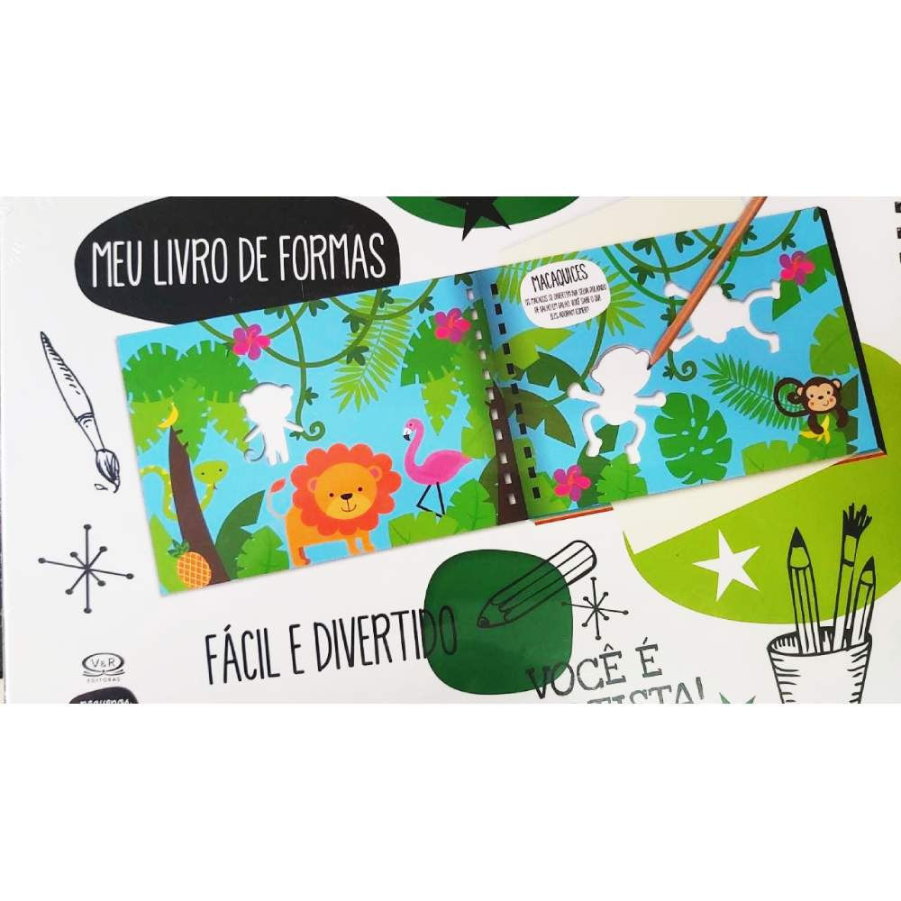 Livro Meu Livro de Formas - Na Selva - VR Editora