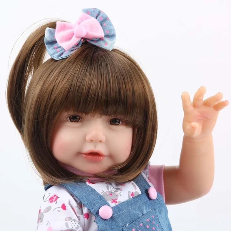 Boneca Bebê Reborn Laura Baby Alexia 40cm 100% Vinil - Ri Happy