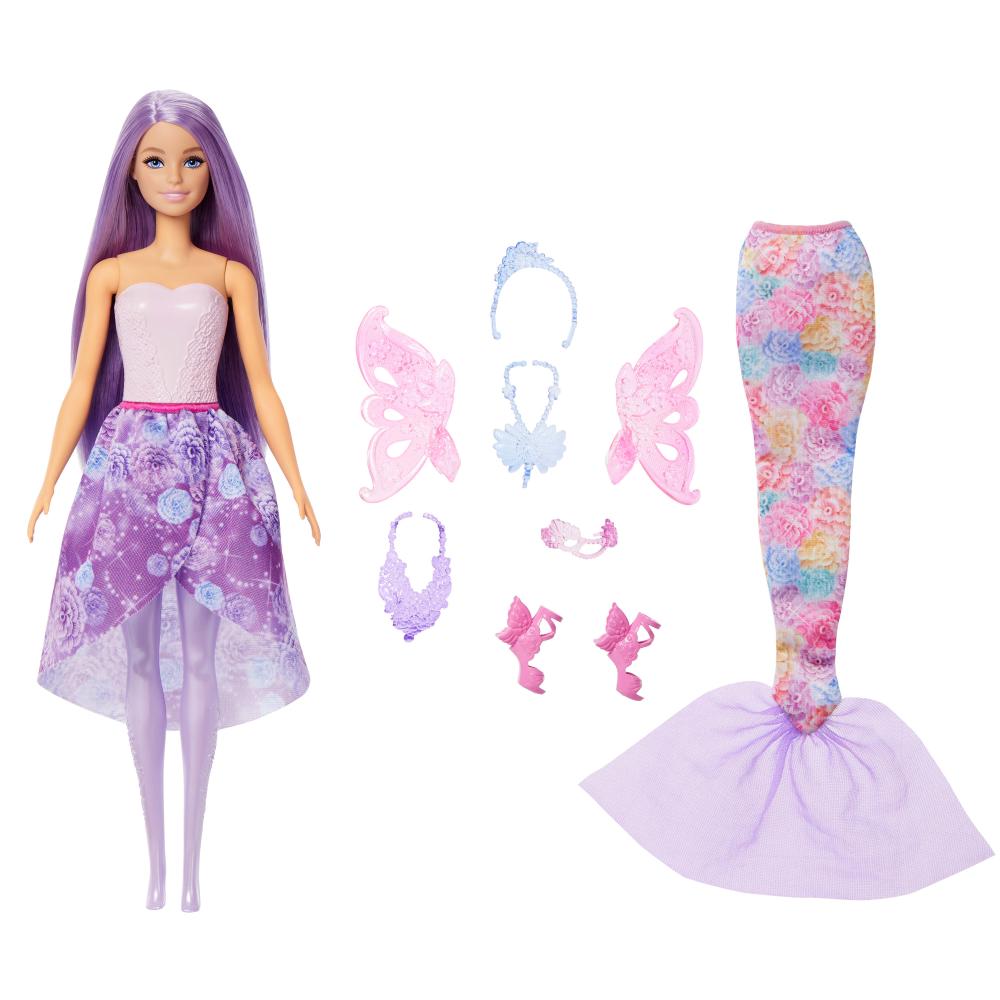 Confira Boneca Articulada - Barbie - Fada e Sereia - Mattel - Rihappy ...