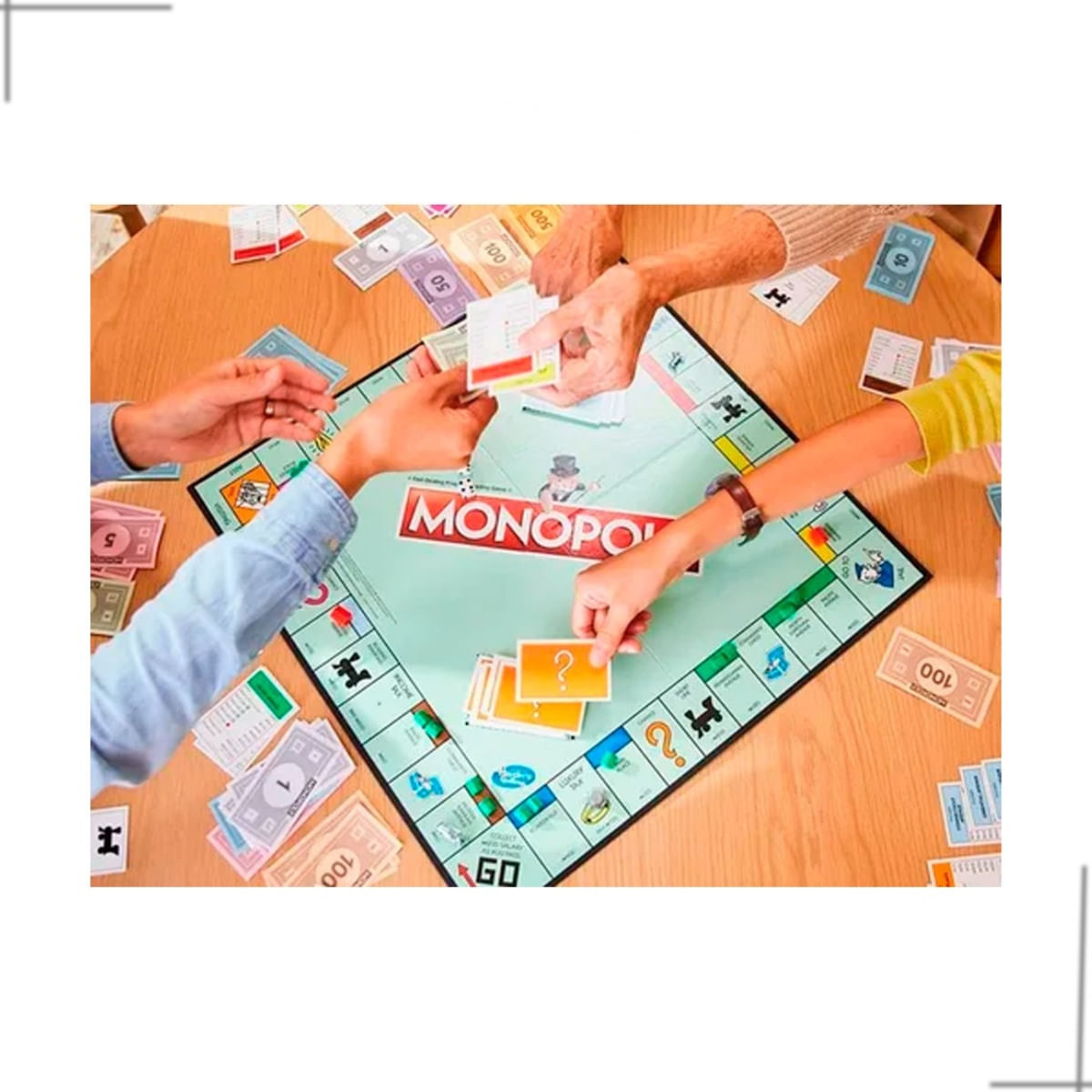 Jogo De Tabuleiro Monopoly Clássico Hasbro C1009