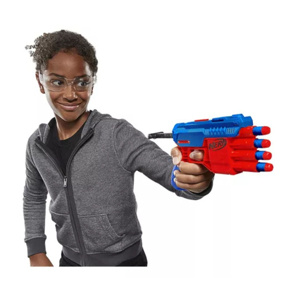 Lançador Nerf Alpha Strike Fang Claw Qs-4 Hasbro F2219