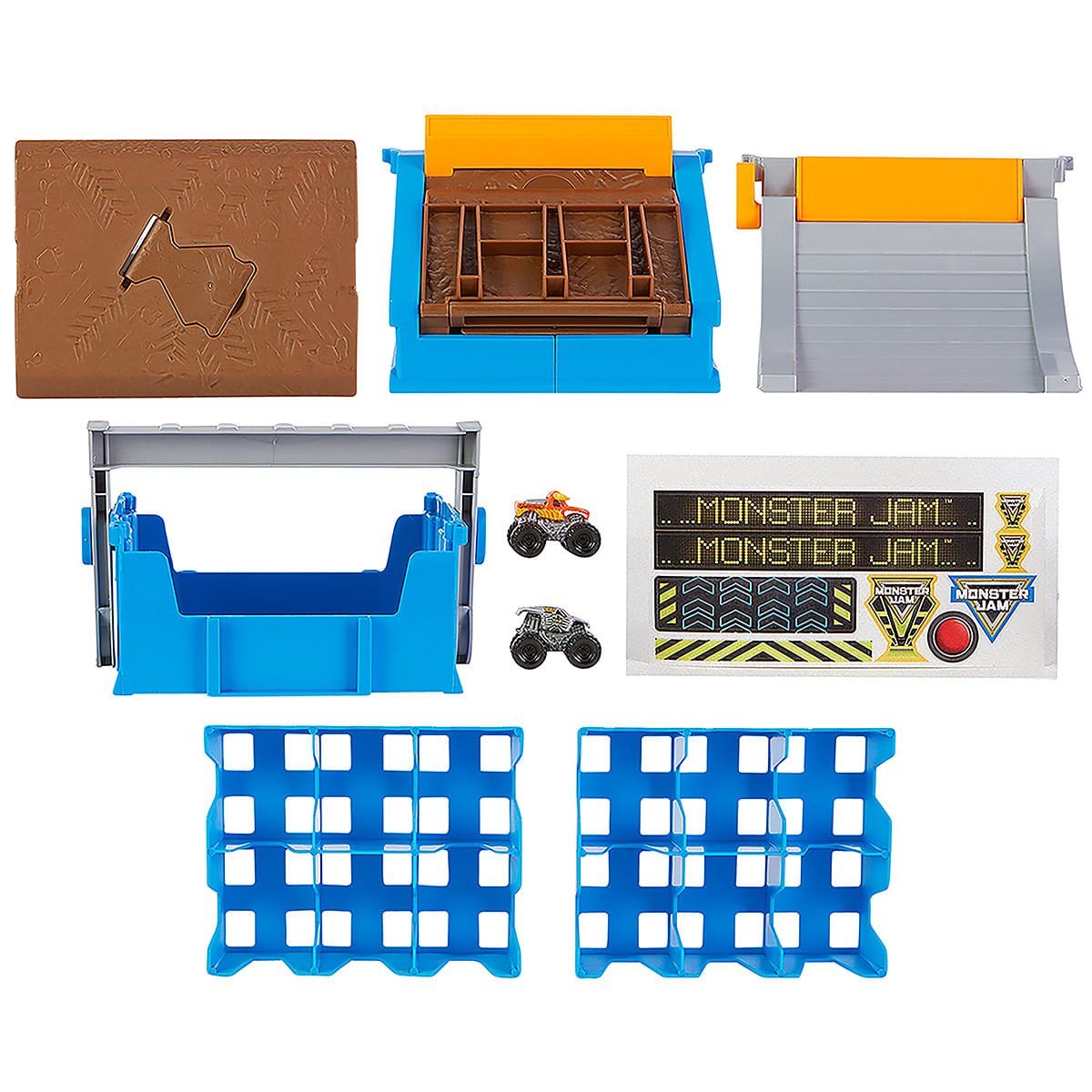 Monster Jam - Flip Arena Com Mini Max-D E El Toro Loco - Ri Happy