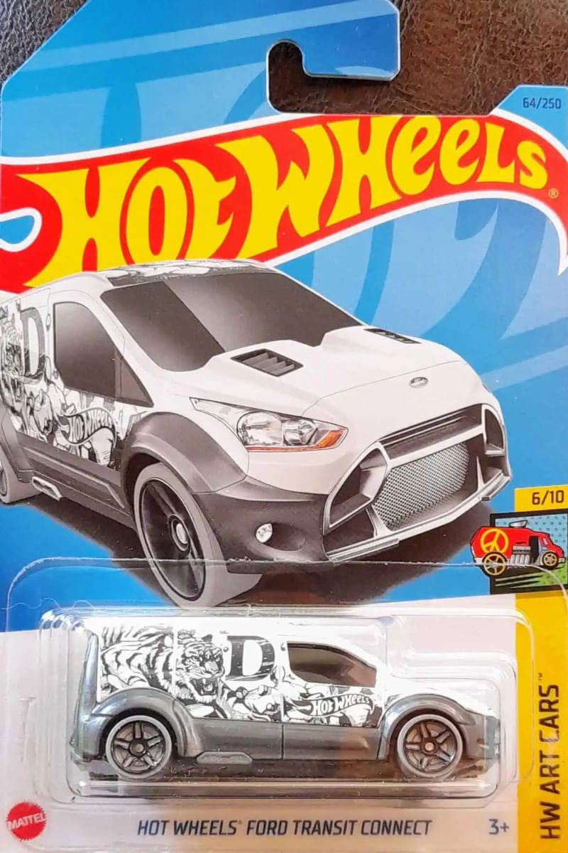 Hot Wheels Art Cars - Ford Transit Connect - Ri Happy