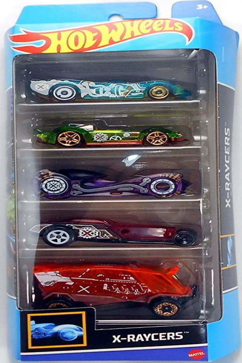 Hot Wheels Pack de 5 - X-Raycers - Ri Happy