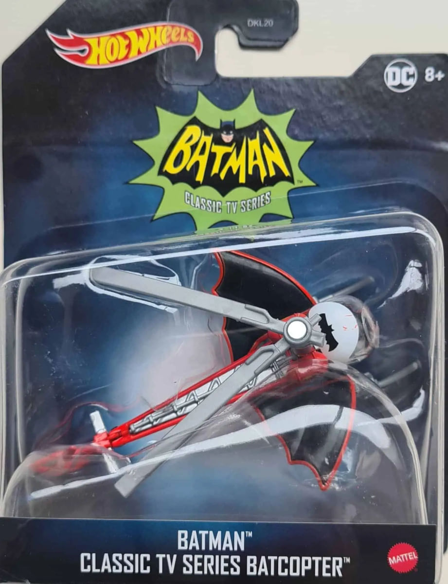 Hot Wheels Batman - Batman Classic TV Series Batcopter 1/50 - Ri Happy