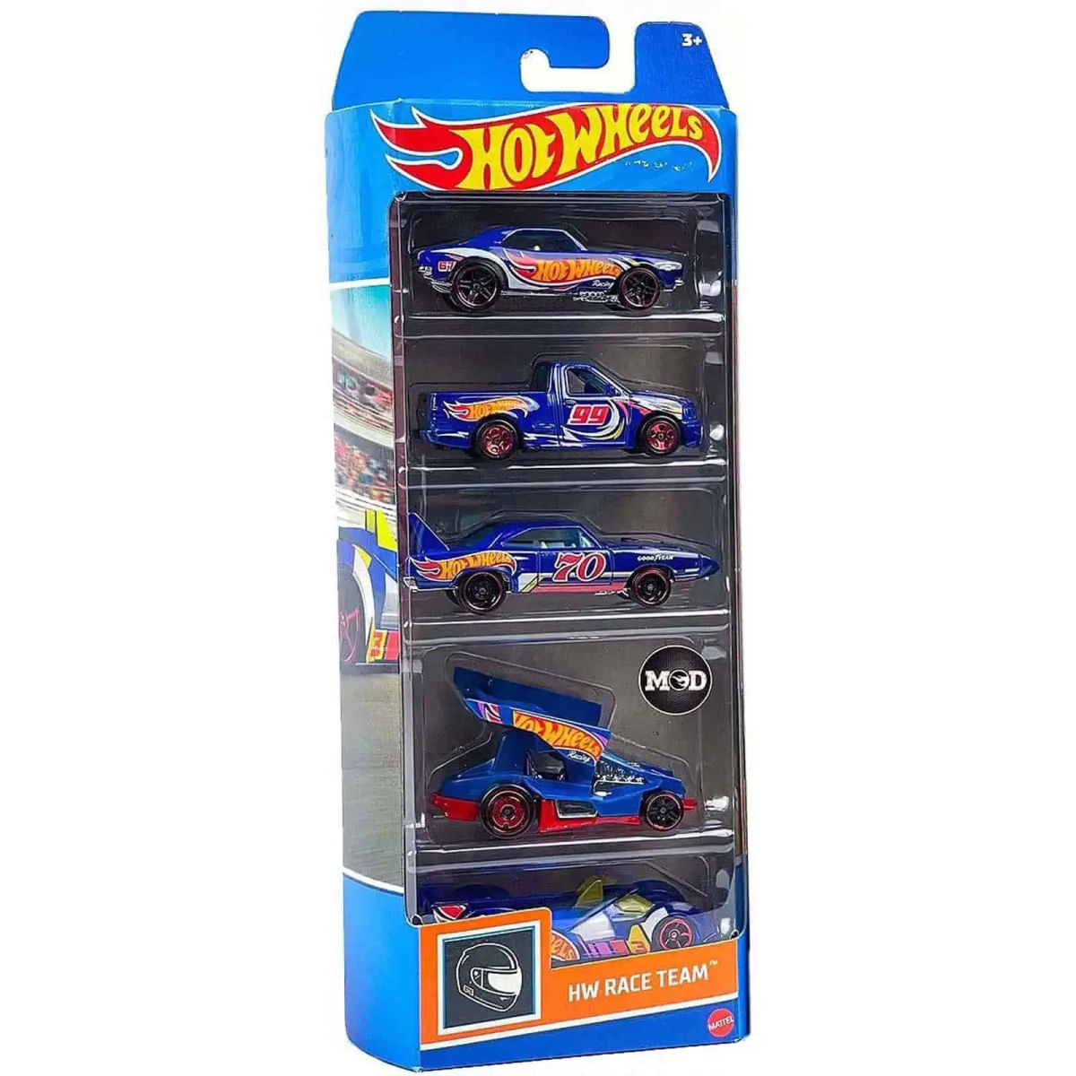 Hot Wheels Pack de 5 - Race Team