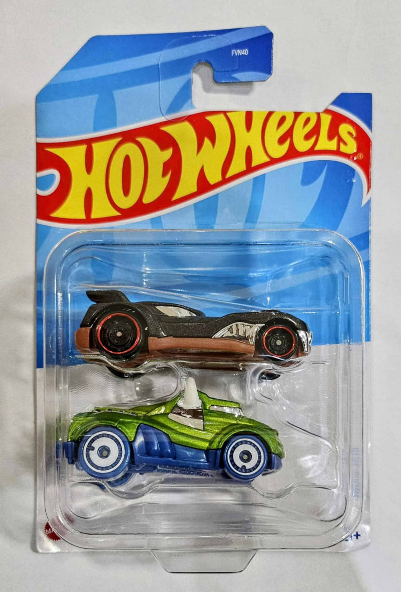 Hot Wheels Pack de 2 - Howlin' Heat + Steer Clear - Ri Happy
