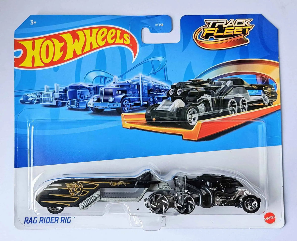Hot Wheels Caminhão - Rag Rider Rig Track Fleet