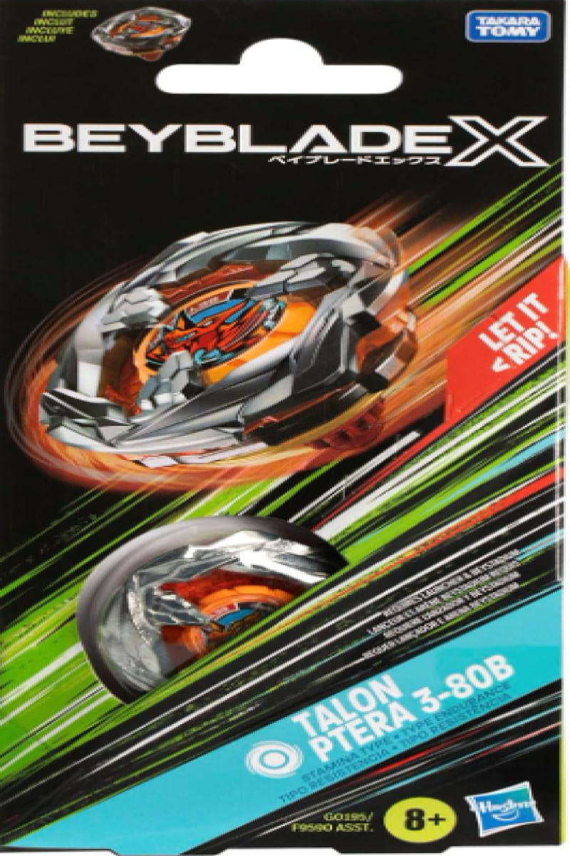 Beyblade X 3-80B Pião Booster Pack Talon Ptera Hasbro G0195 - Ri Happy