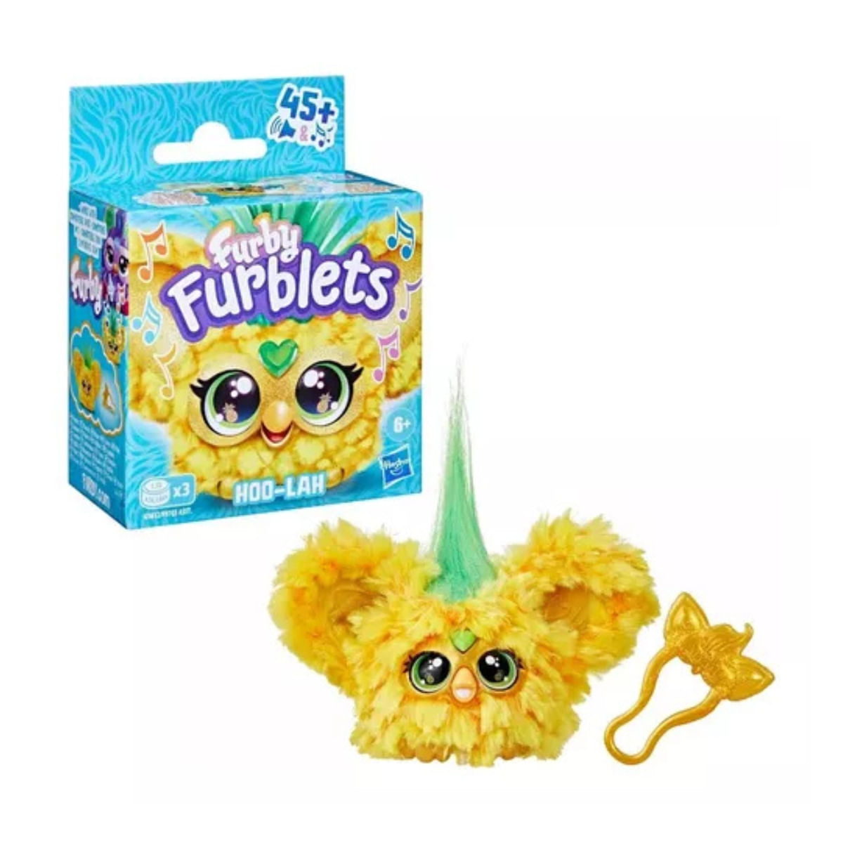 Mini Furby Furblets Pelúcia Interativa Hoo-Lah Hasbro F9703