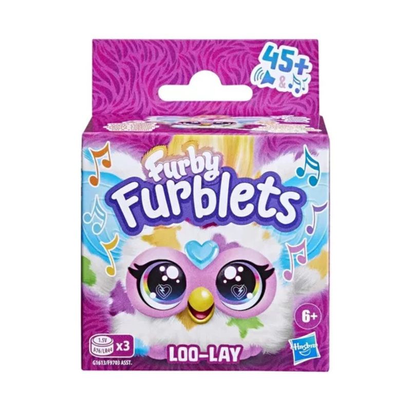 Mini Furby Furblets Pelúcia Interativa Loo-Lay Hasbro F9703 - Ri Happy