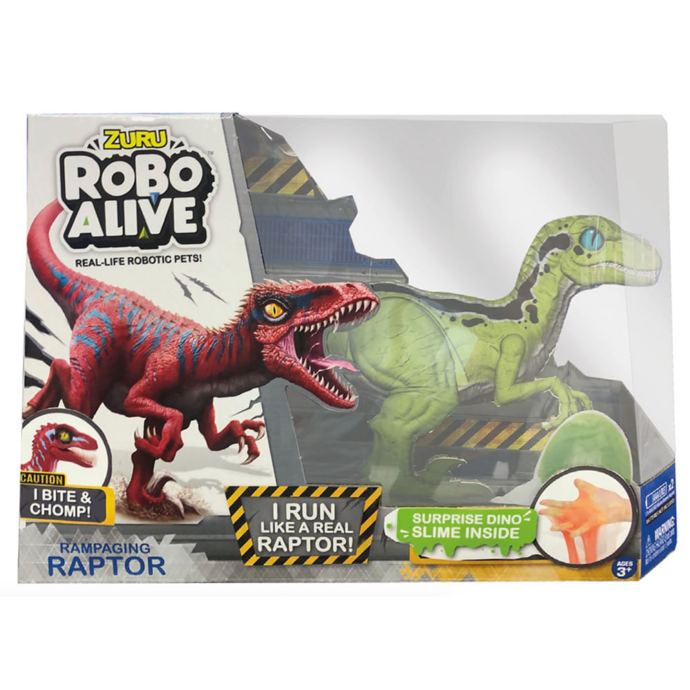 Figura Eletrônica - Robô Alive - Rampaging Raptor - Modelos Sortidos ...