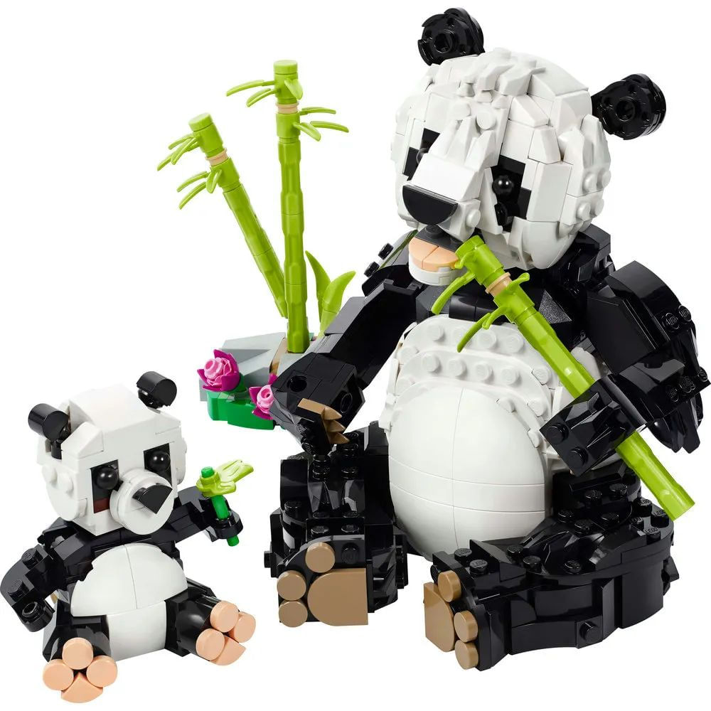 Lego Creator Animais Selvagens Familia de Panda 3 em 1 31165 - PBKIDS ...