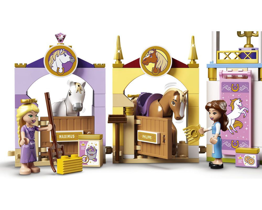 Lego Disney Princess Estábulos Reais Bela e Rapunzel 43195