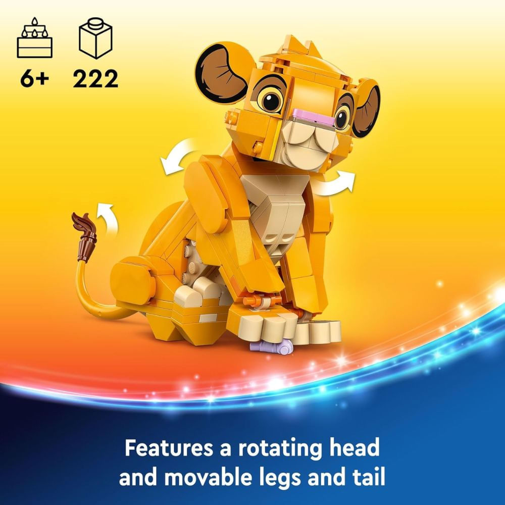 Lego Disney O Rei Leão Simba Filhote 43243