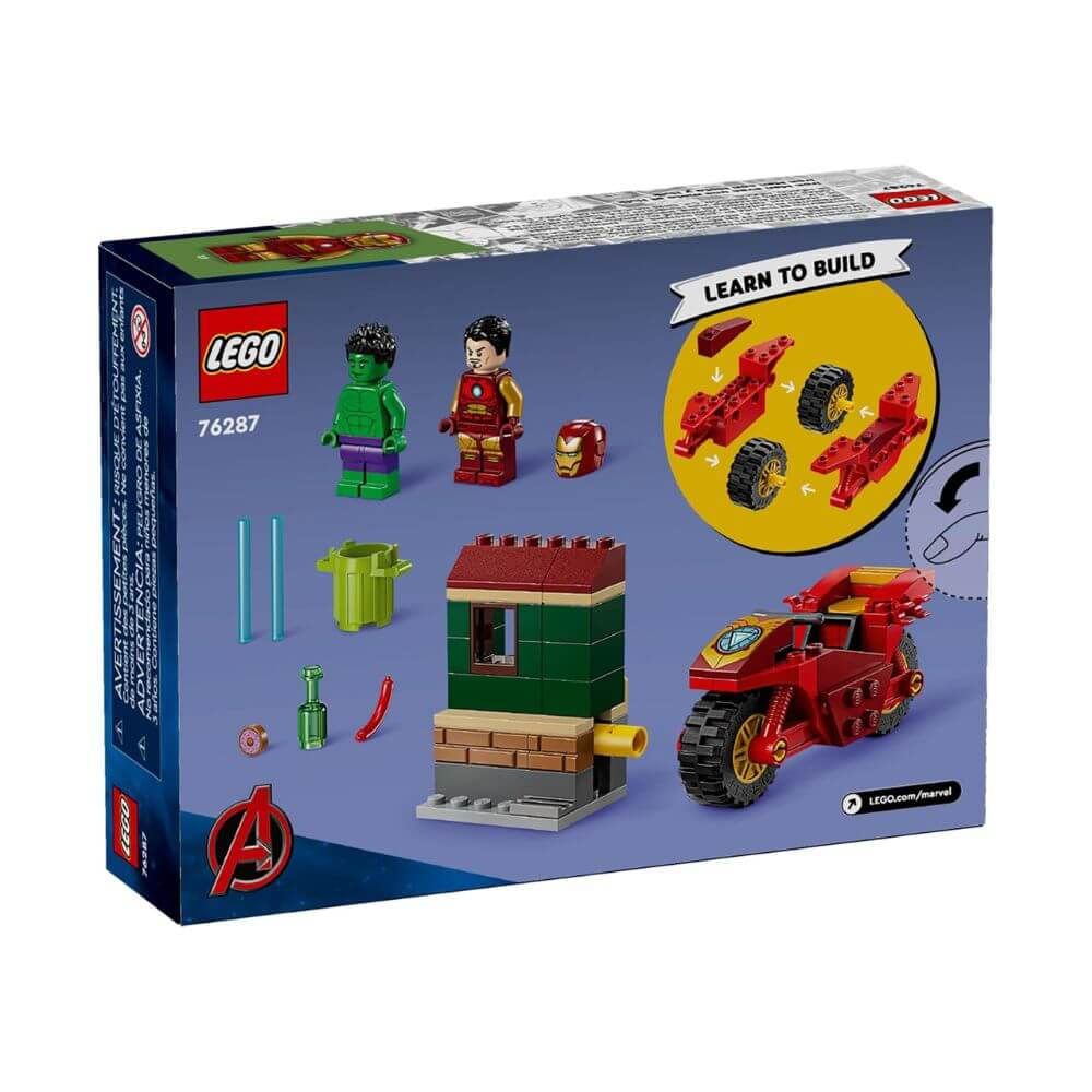 LEGO Super Heroes Marvel - Homem de Ferro Com Motocicleta e o Hulk 68 ...