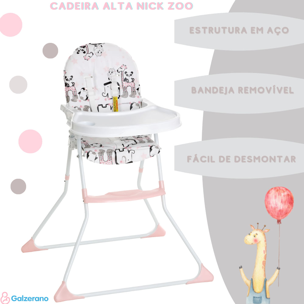 CADEIRA ALTA NICK ZOO - GALZERANO