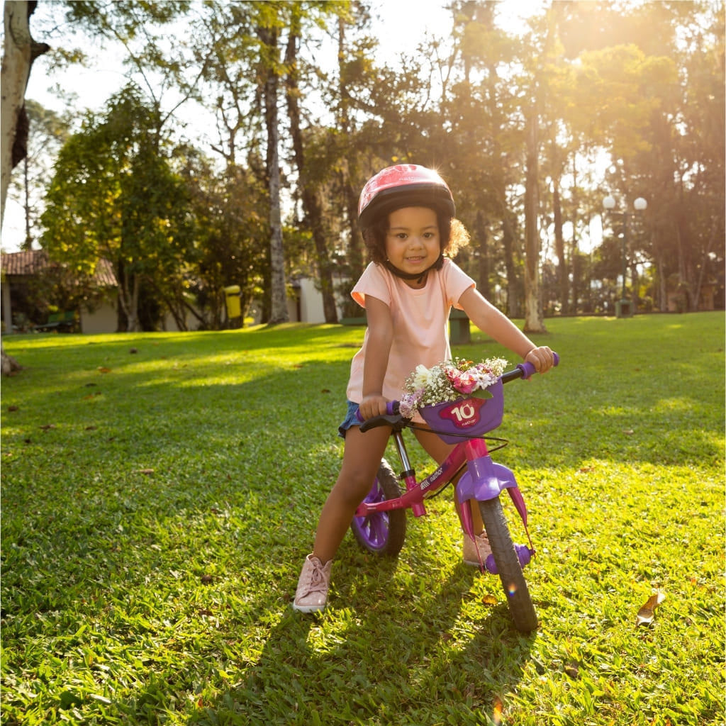 Bicicleta De Equilibrio Infantil Sem Pedal Bike Balance Nathor Feminina ...