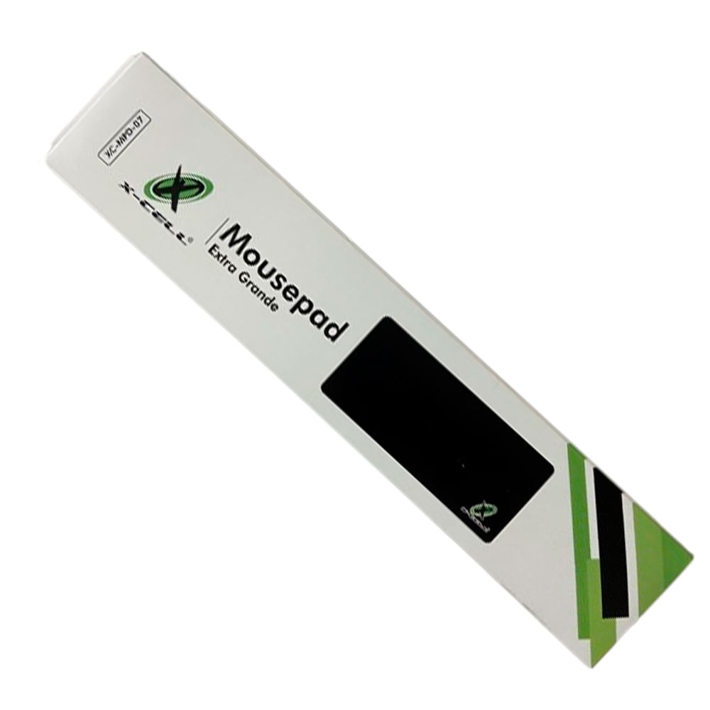 Mouse pad Extra Grande XC-MPD-07 Preto e Vede X-Cell - Ri Happy