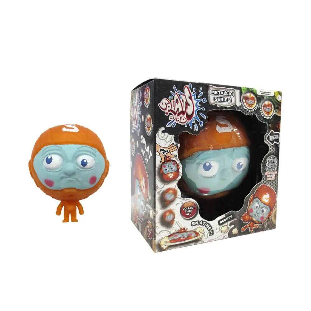 Splats Head Serie Metalica - Boneco de 11cm - Redkty - Sunny 4300