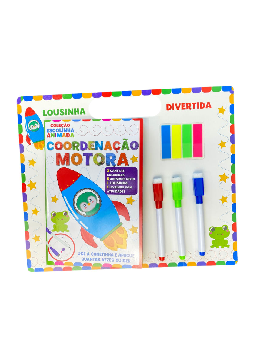 Coleção Escolinha Animada - Coordenação Motora - Ri Happy