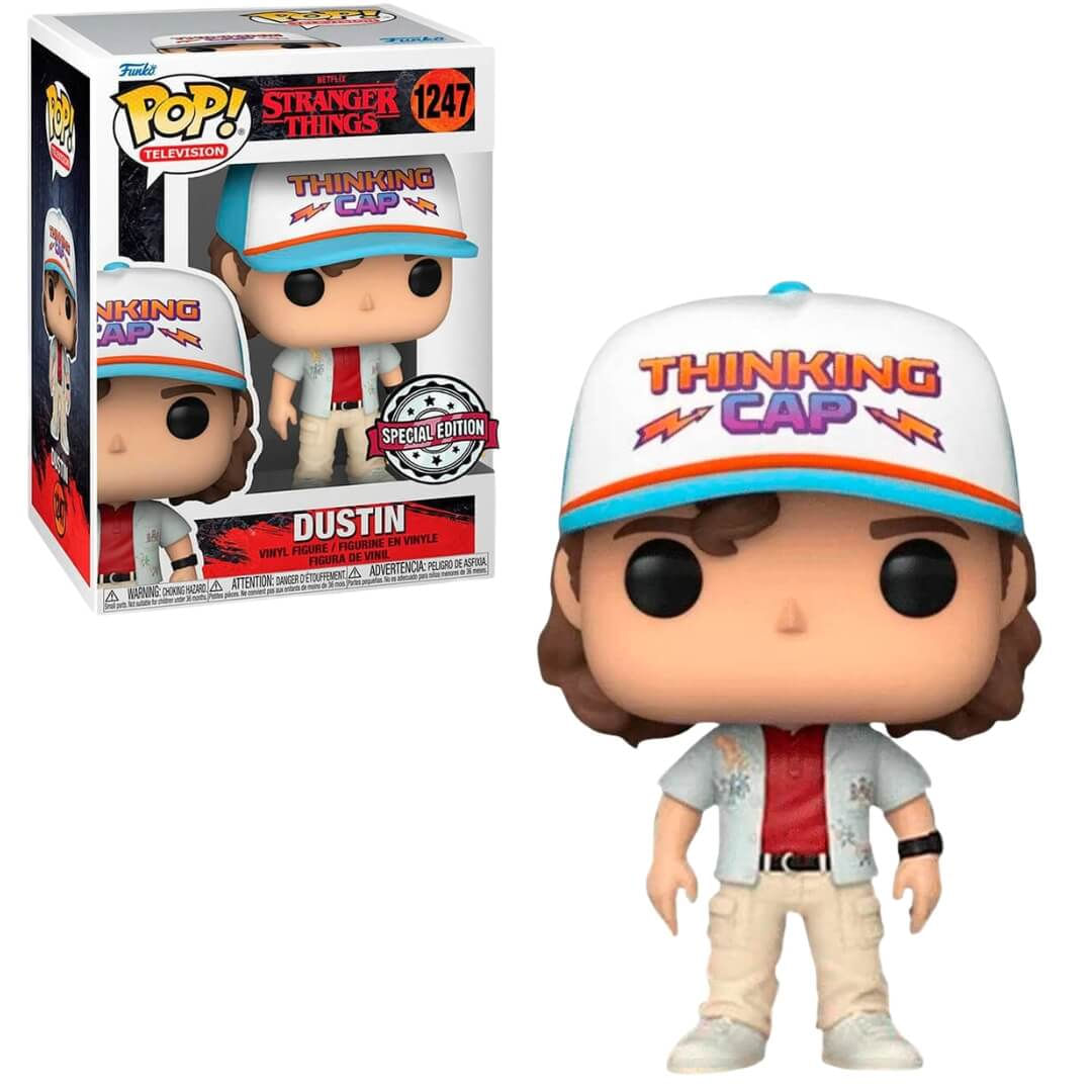 Boneco Funko Pop Stranger Things Dustin 1247 - Ri Happy