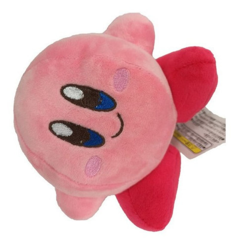 Pelucia Boneco Kirby Rosa Bolinha 14 Cm Nintendo Mario