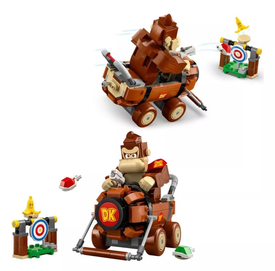 Nintendo Super Mario Kart Donkey Kong E Dk Jumbo Lego 72033