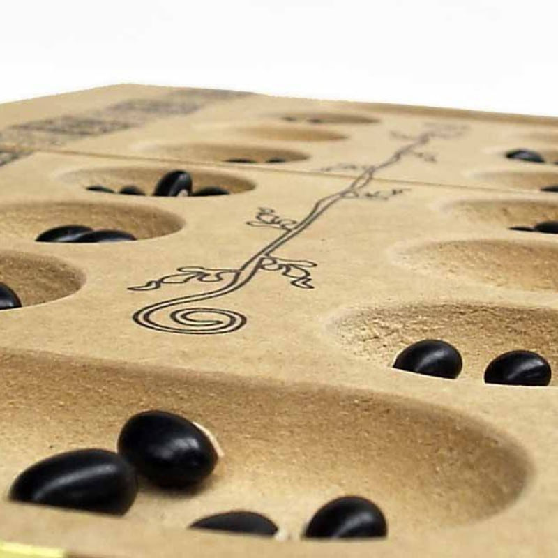 Jogo de Tabuleiro Oware em Madeira - Oficina de Criação Mitra - PBKIDS ...