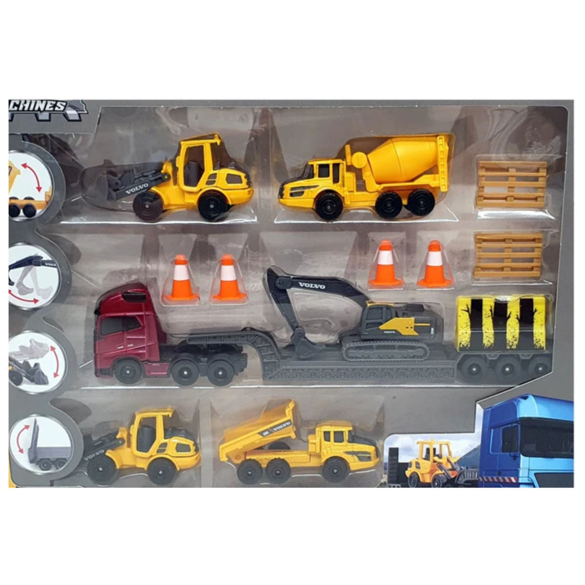 Set Mini Work Machines Construção Maisto 12630 - Ri Happy