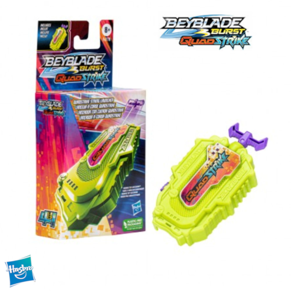 Beyblade Brave Roktavor R6 + Lançador QS String - Hasbro - Ri Happy