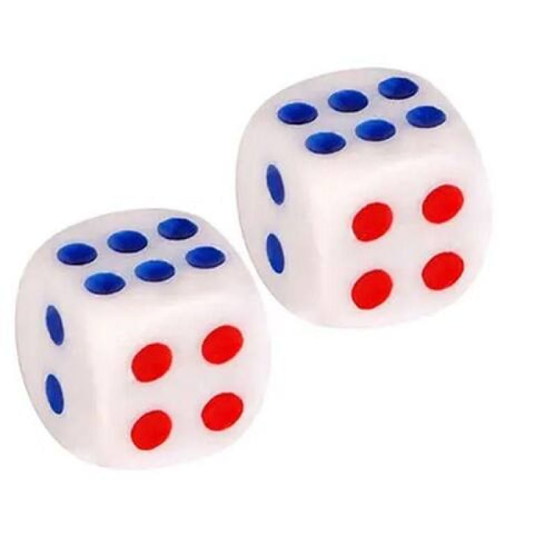 Dados Coloridos com 2 Unidades - Art Game