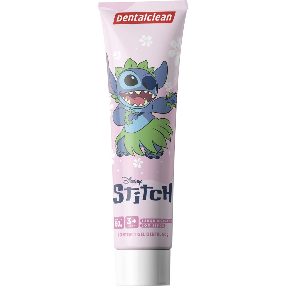 GEL DENTAL INFANTIL STITCH SABOR MORANGO 50G - DENTALCLEAN