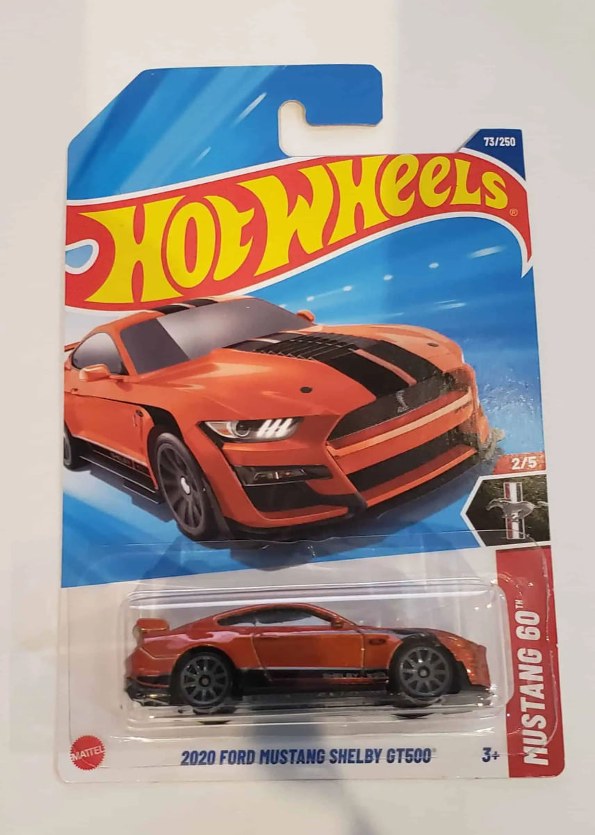 Hot Wheels Mustang 60 - 2020 Ford Mustang Shelby GT500 - PBKIDS Brinquedos