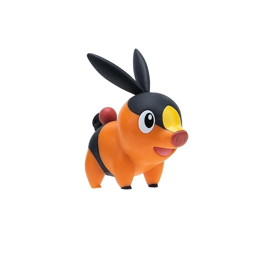 Pokemon 2 Figuras De Acao Tepig + Rockruff Sunny - Ri Happy