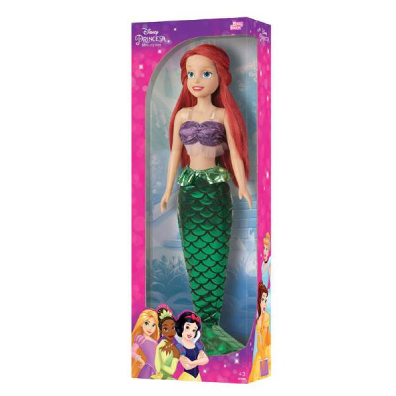 Boneca Princesa Ariel Mini My Size Disney 55cm Articulada - Ri Happy