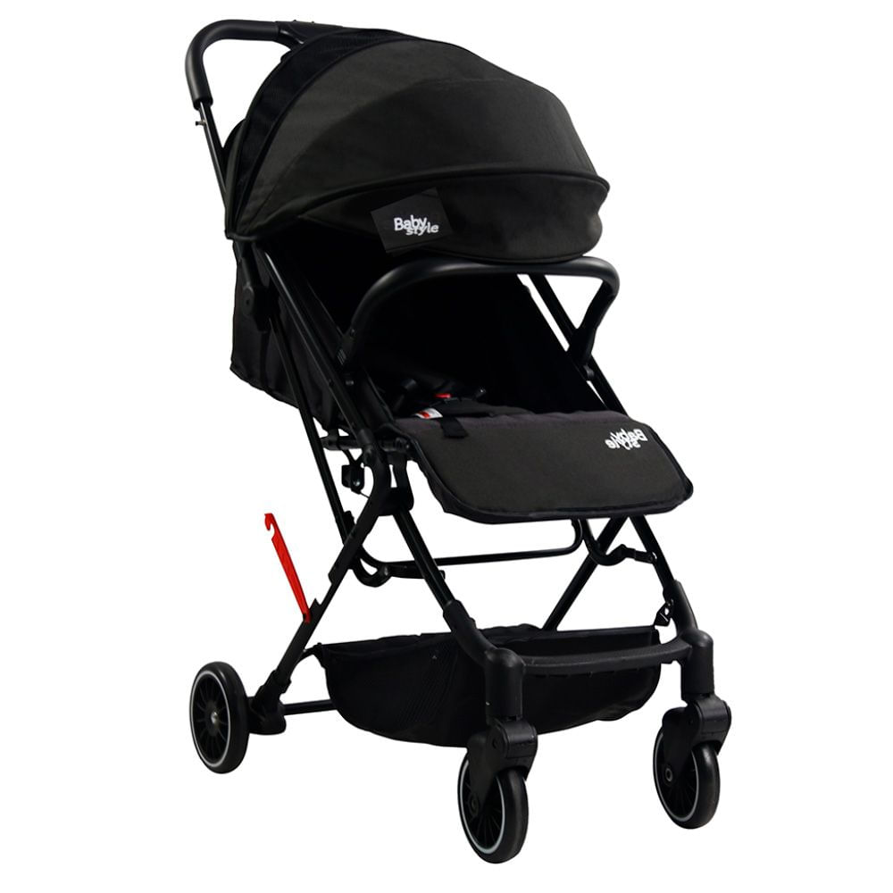 CARRINHO DE BEBE VORTEX PRETO - BABY STYLE - Ri Happy