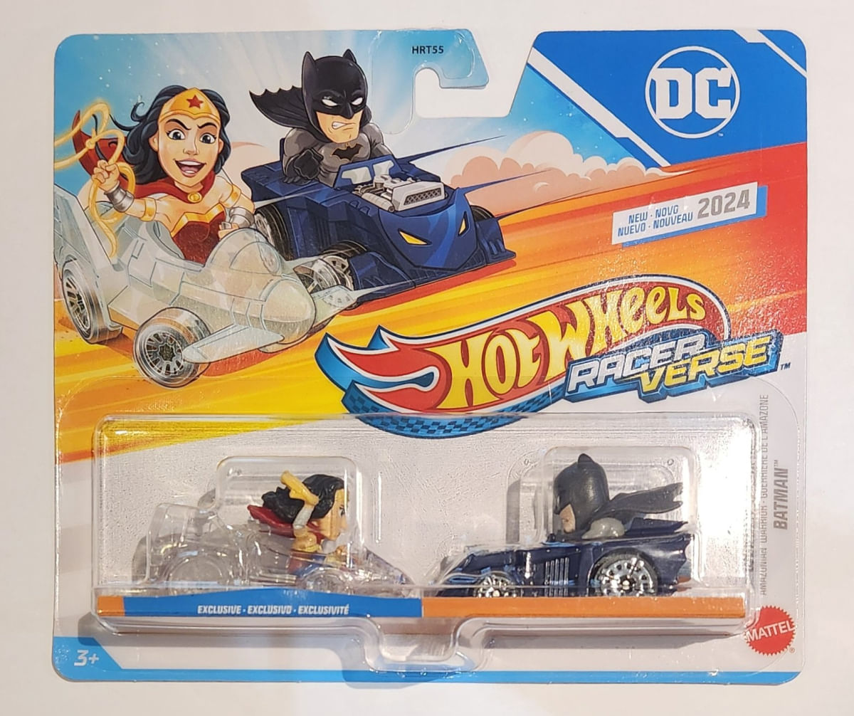 Hot Wheels Racer Verse - Batman e Mulher Maravilha - Ri Happy