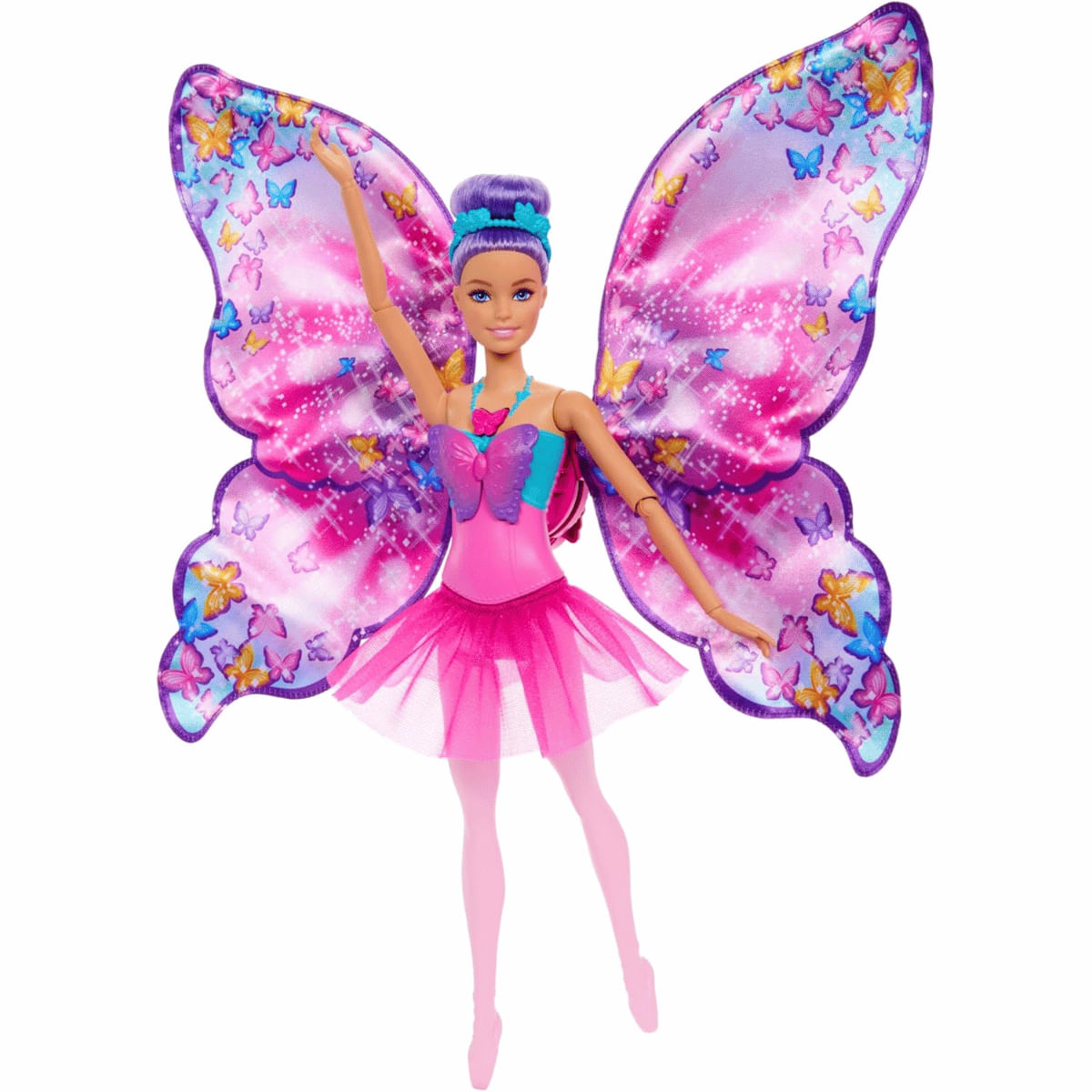 Boneca Barbie Bailarina e Borboleta 2 em 1 30Cm Mattel
