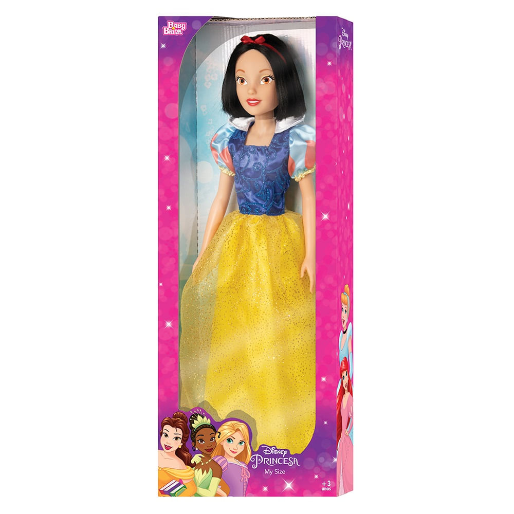 Boneca Grande Branca de Neve My Size Disney 82cm altura - PBKIDS Brinquedos