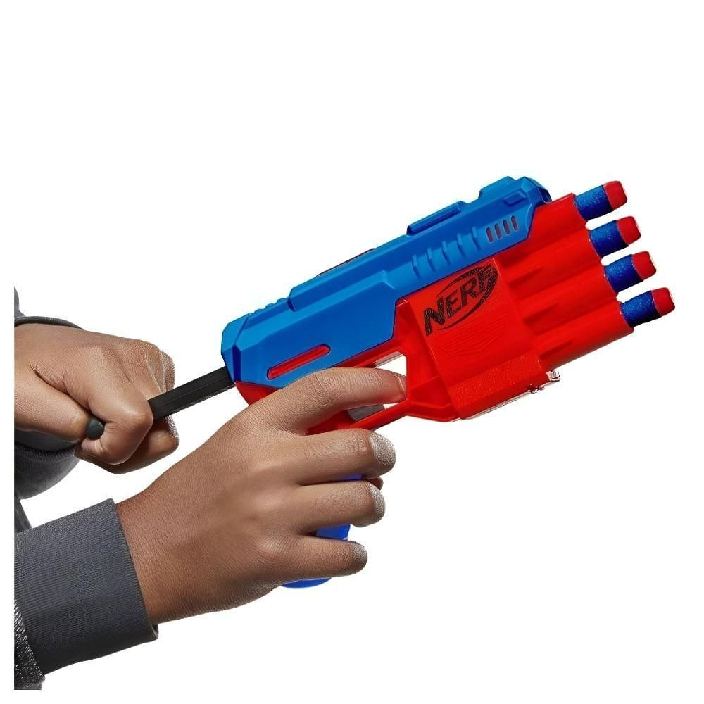 Lancador Nerf Alpha Strike Fang Claw QS-4 Hasbro